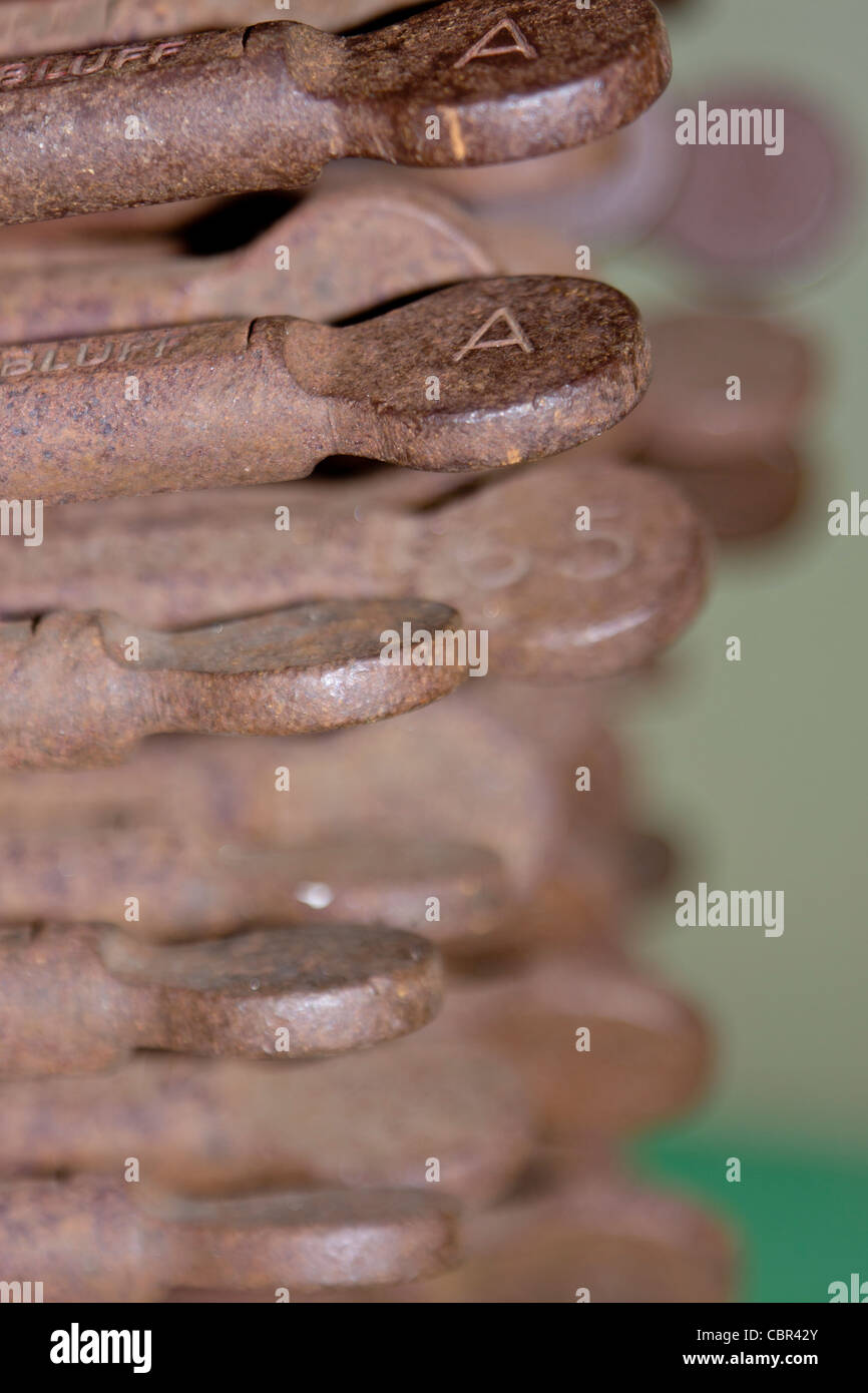 Electric staff token machine - part of the switching and signalling ...