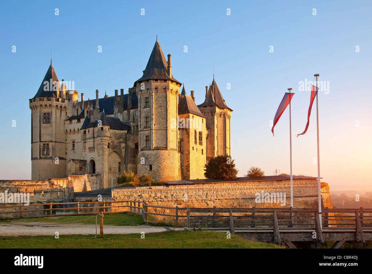 Loire Valley, Chateau de Saumur Stock Photo - Alamy