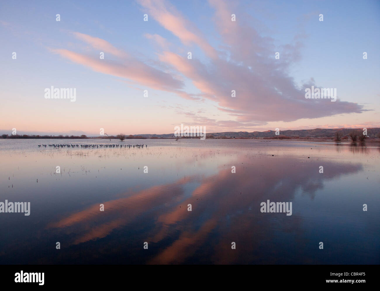 Cloud Formation and Reflection Stock Photo - Alamy