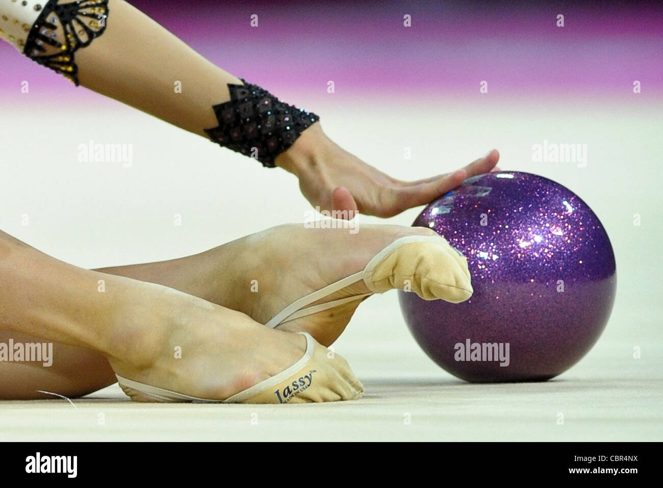 Womens gymnastics feet hi-res stock photography and images - Alamy