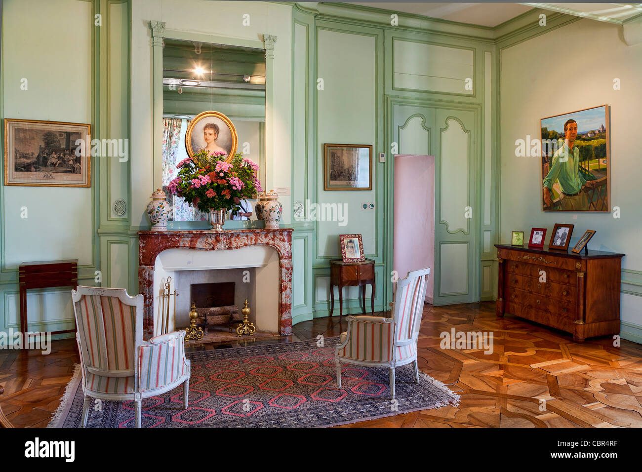 Villandry chateau interior hi-res stock photography and images - Alamy