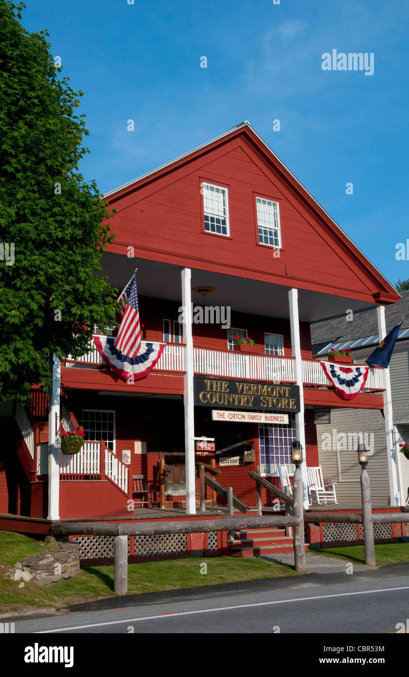 Small village of Weston Vermont with landmark store called Vermont ...