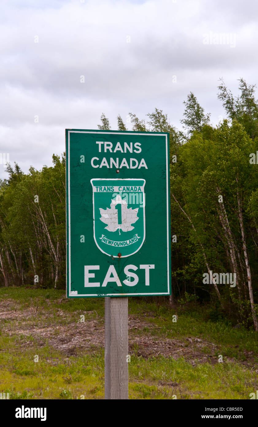 Newfoundland canada trans canada highway hi-res stock photography and ...