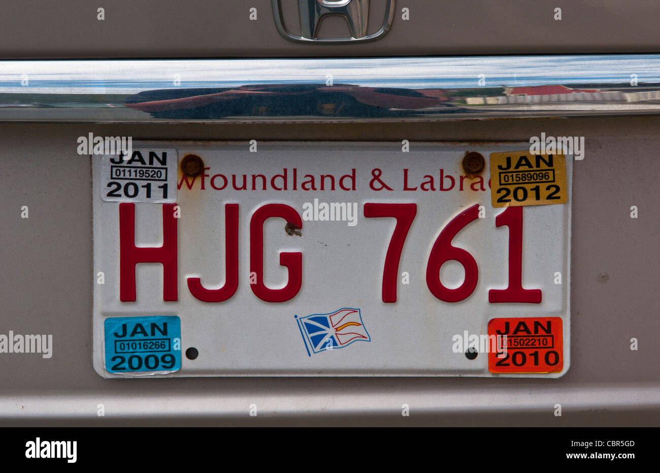 Car license plate canada hi-res stock photography and images - Alamy