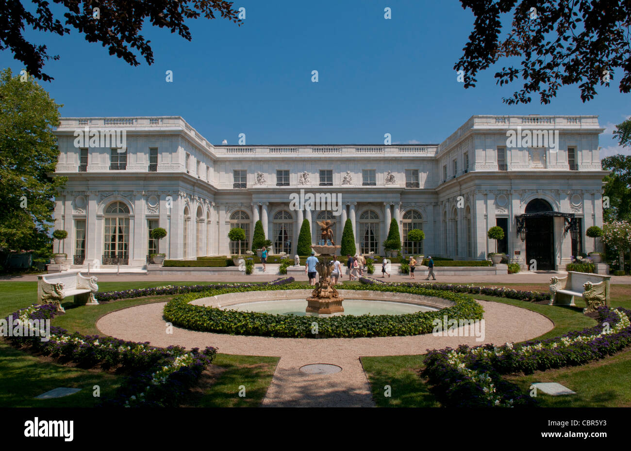 Newport Rhode Island famous Rosemont Mansion on the Mansions Drive ...