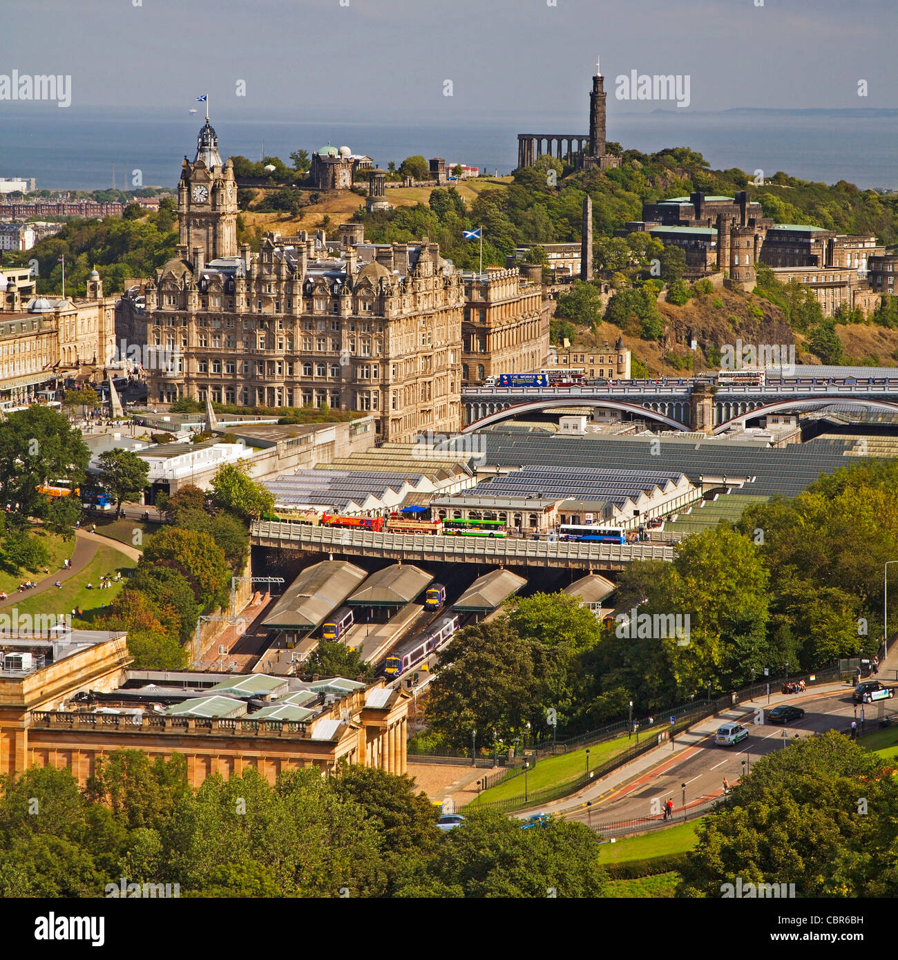 Waverley station aerial view hi-res stock photography and images - Alamy