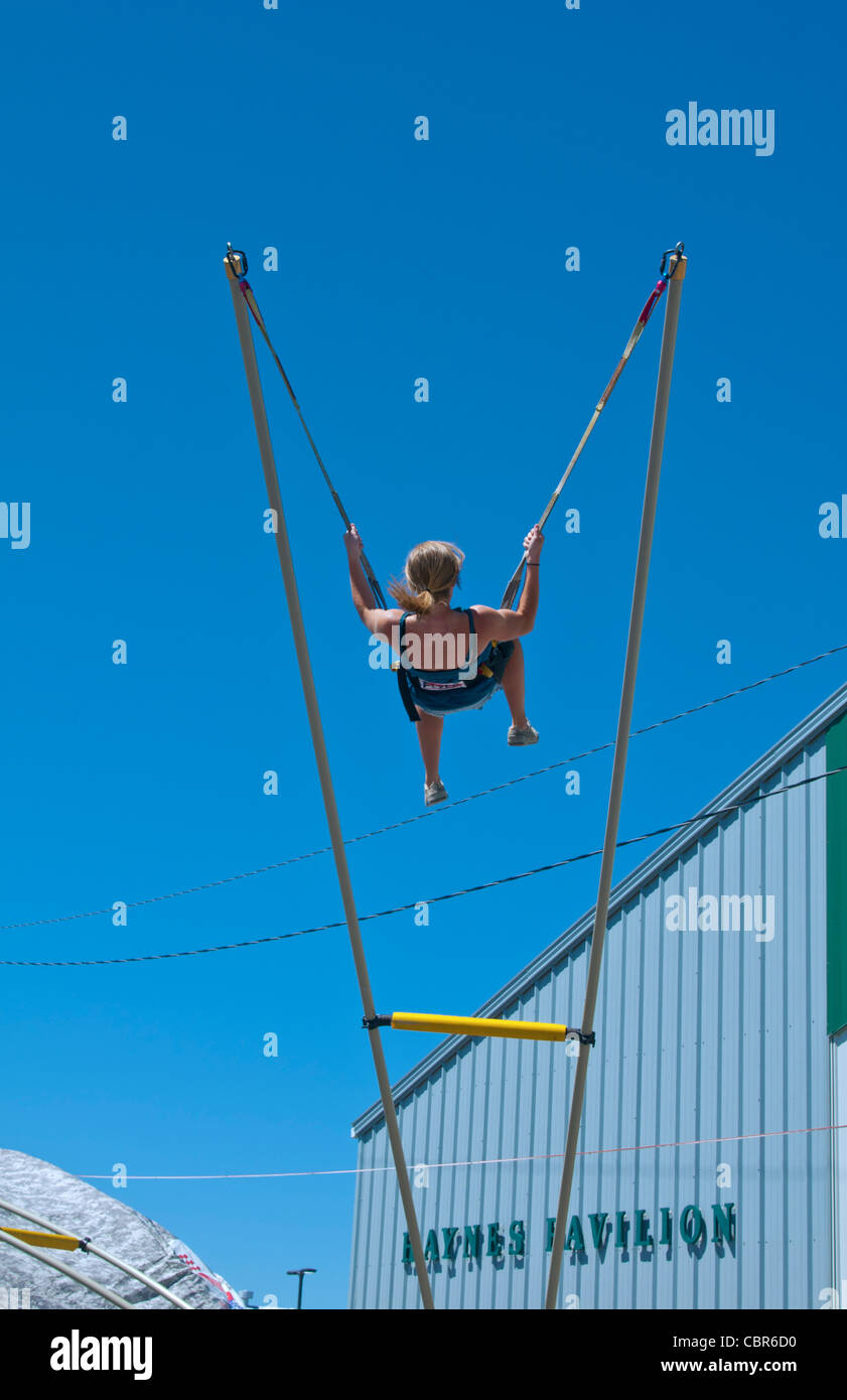 Gallatin County Fair in Bozeman Montana in summer with exciting ride in ...