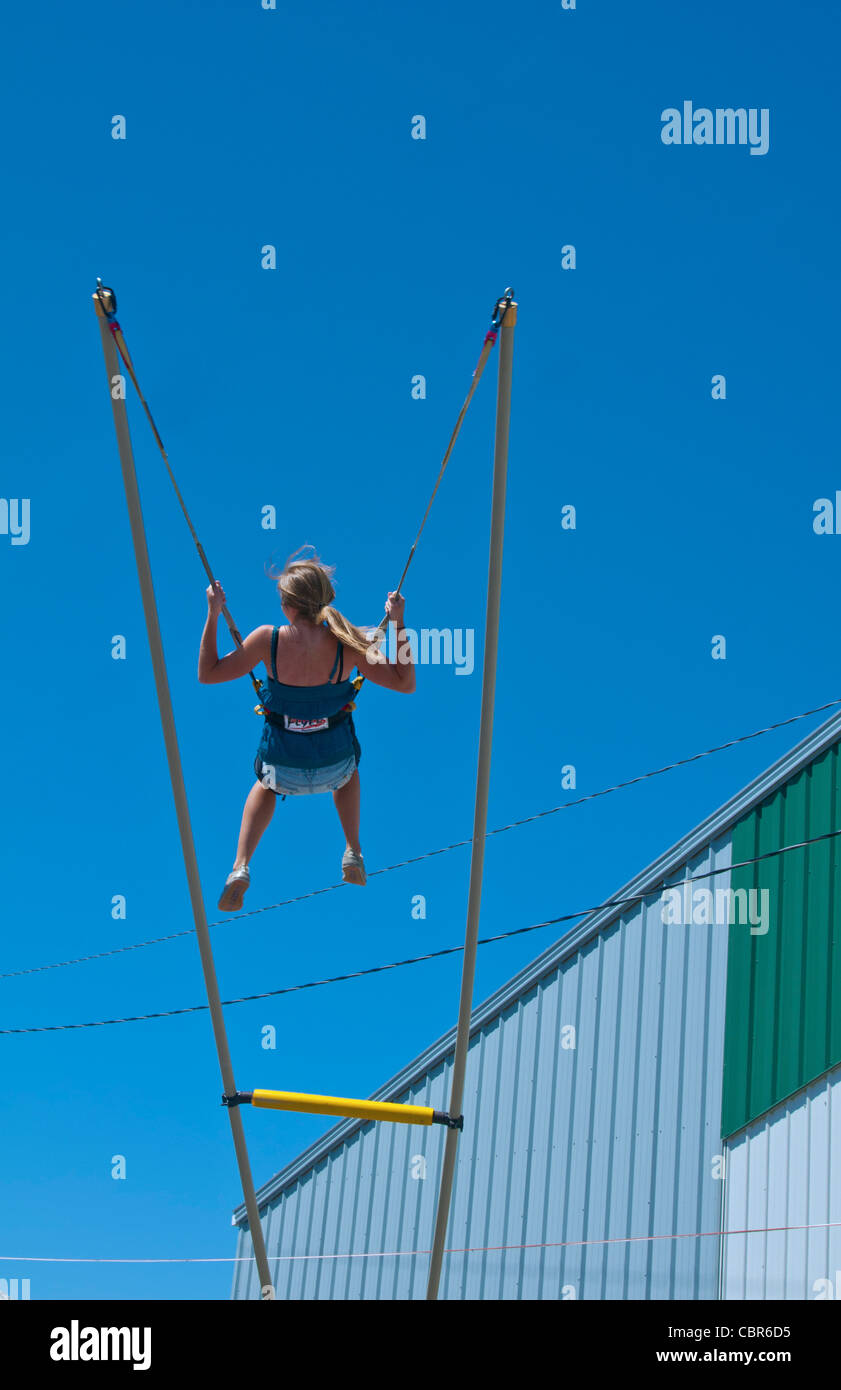 Gallatin County Fair in Bozeman Montana in summer with exciting ride in ...