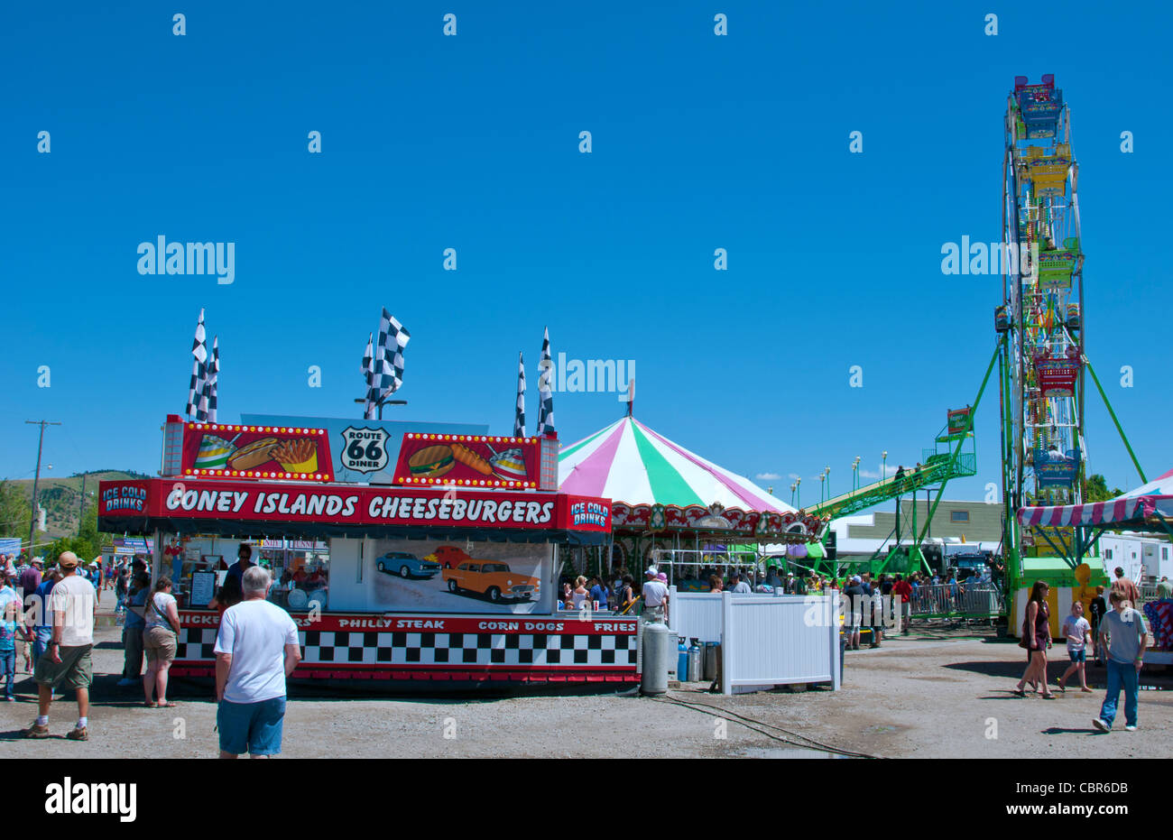 Gallatin County Fair in Bozeman Montana in summer Stock Photo - Alamy