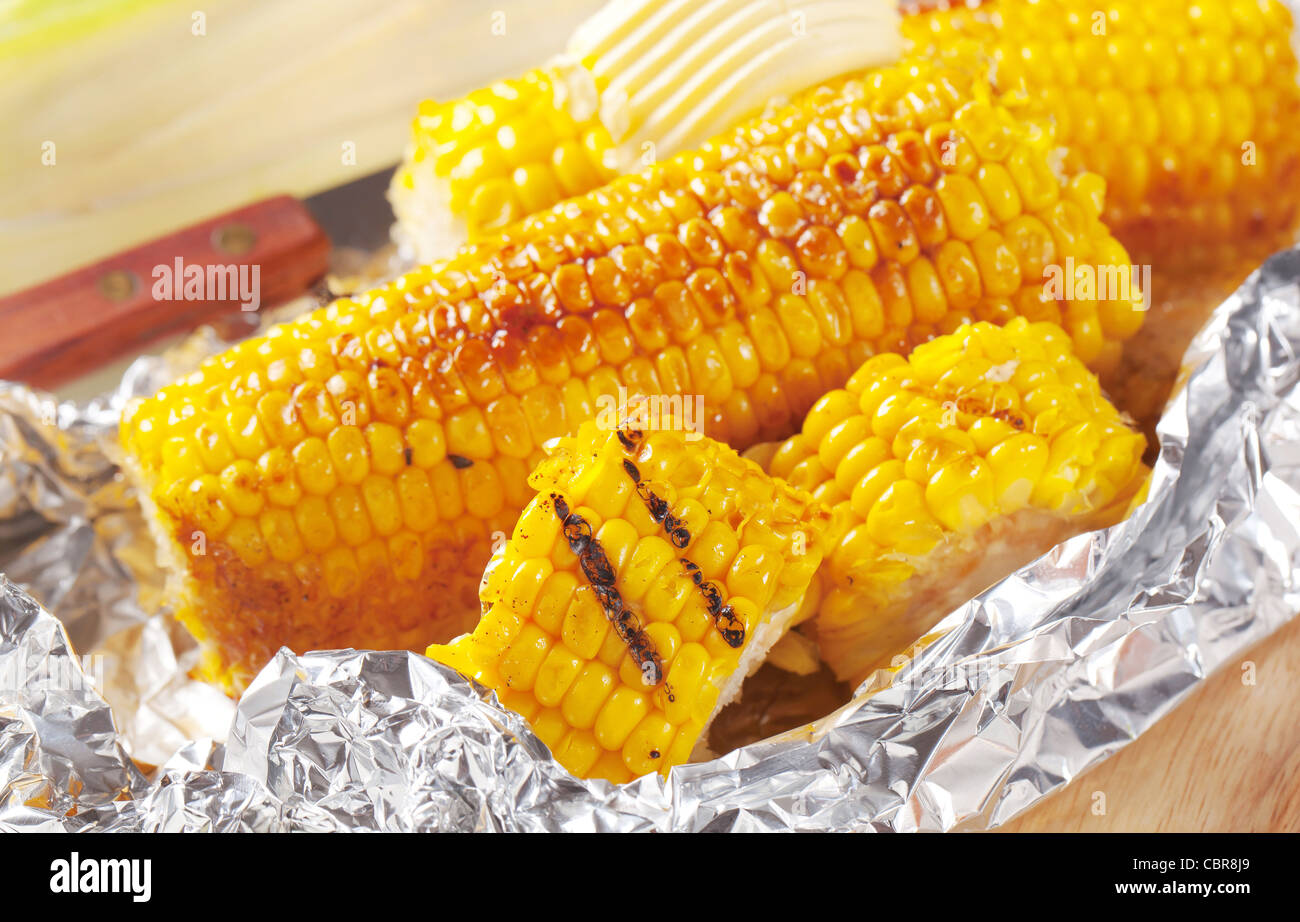 Sweet corn grilled hi-res stock photography and images - Alamy