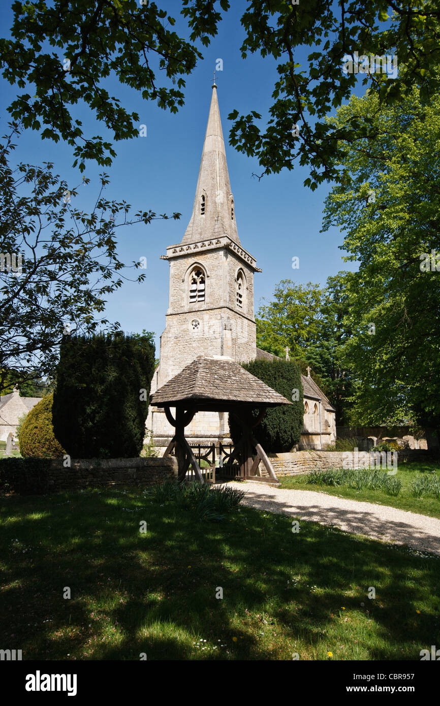 St Mary's Church, Lower Slaughter Stock Photo - Alamy
