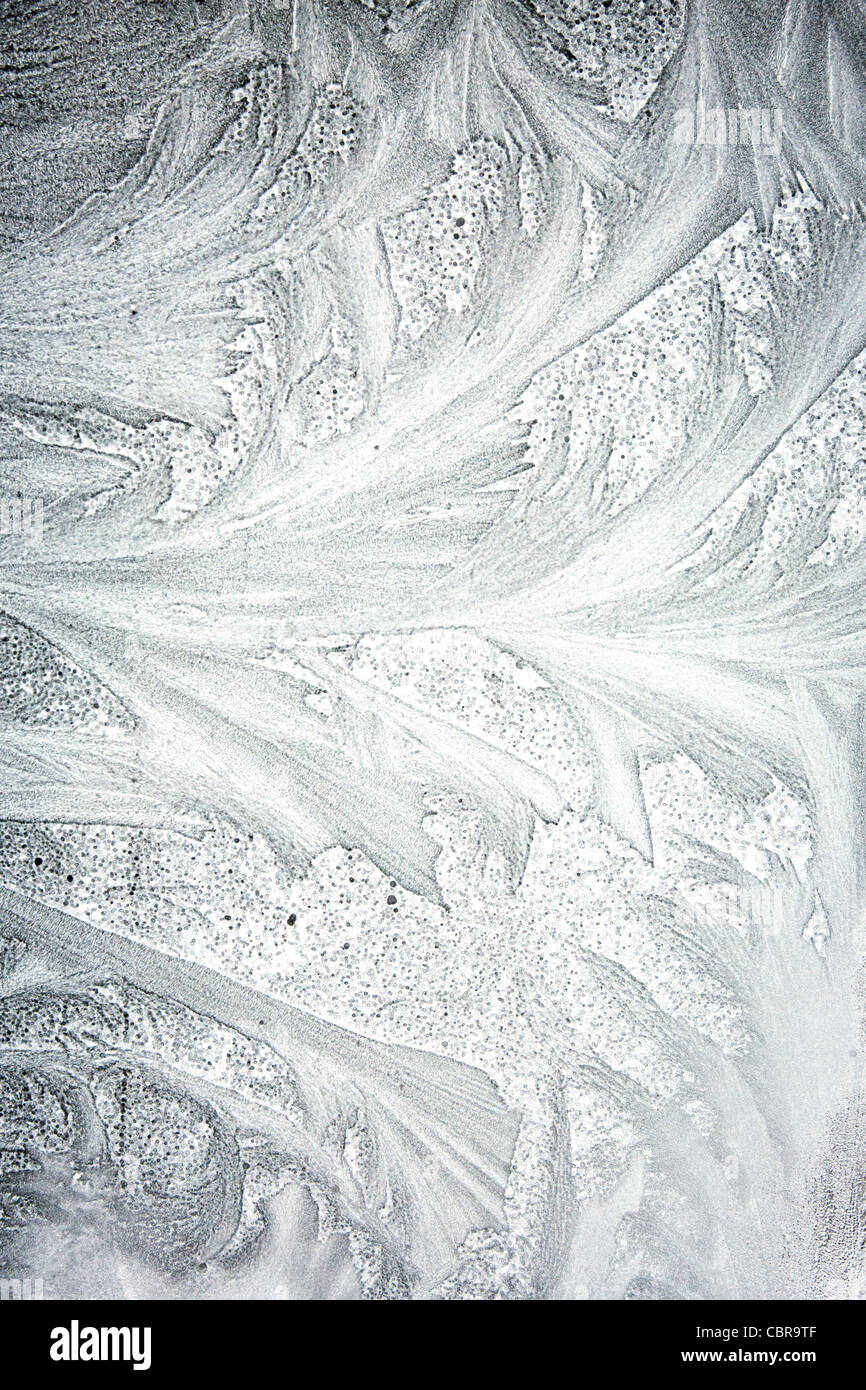 Frosty patterns on a window-glass Stock Photo - Alamy