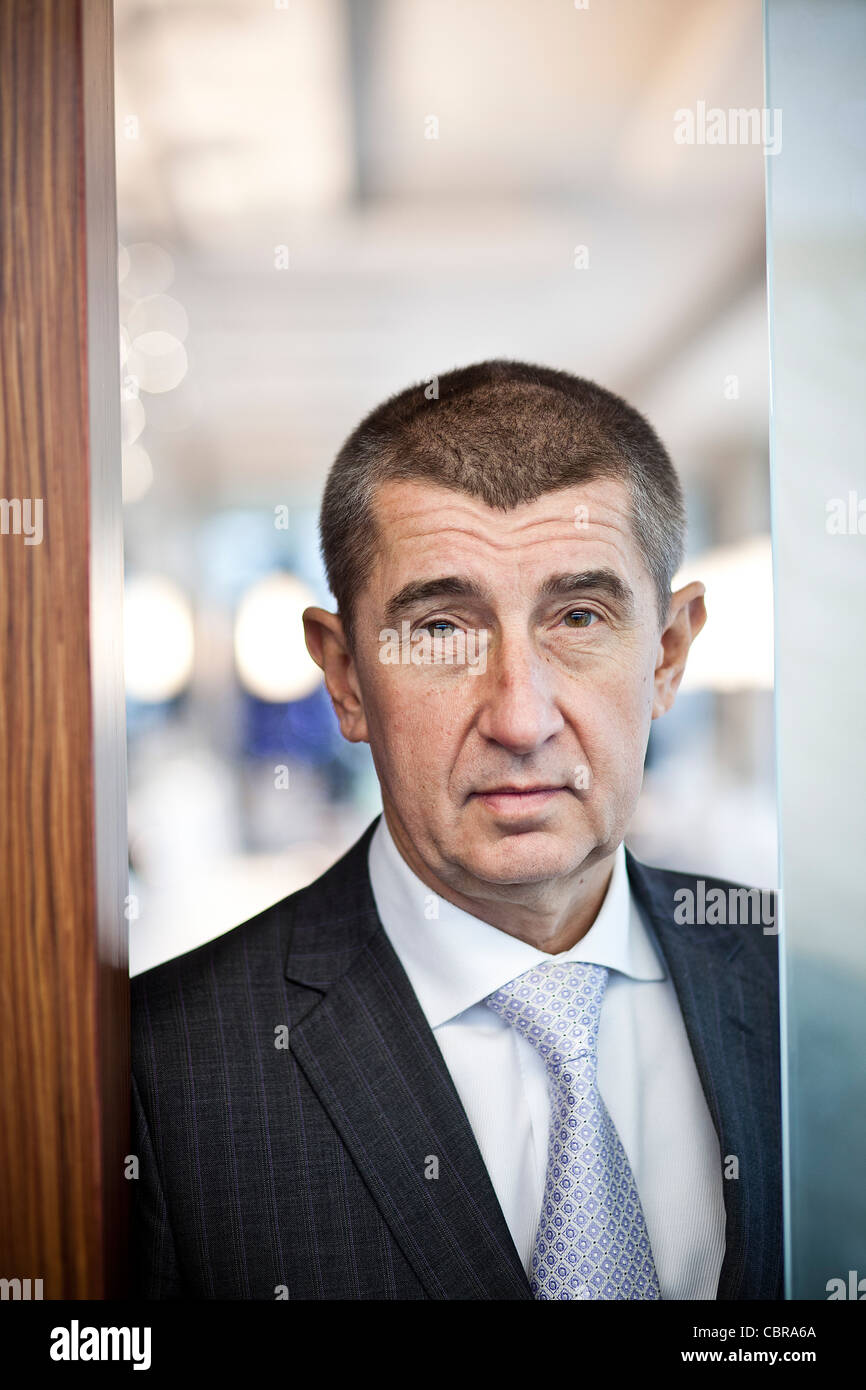 Czech businessman of Slovak origin Andrej Babis is founder and co-owner ...