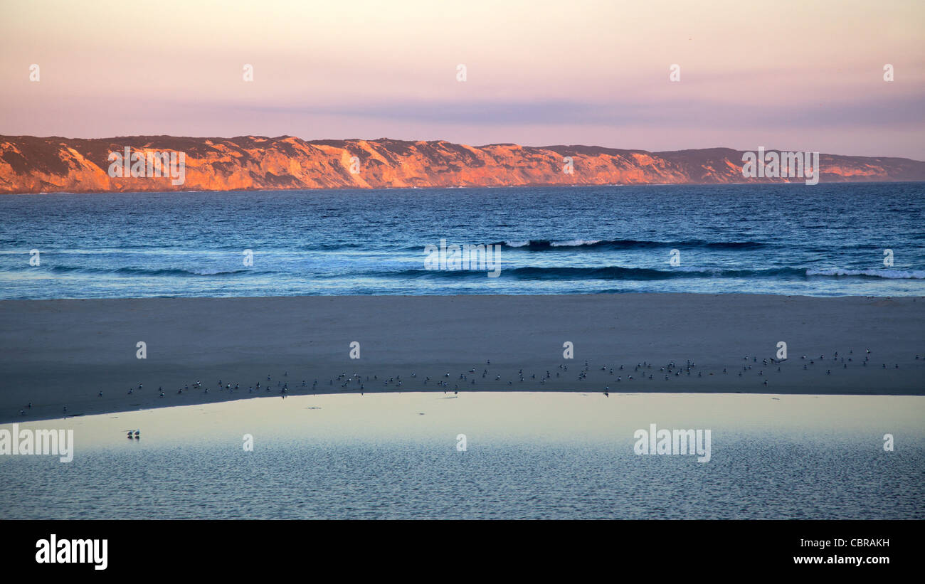Wilson Inlet and Ocean Beach at the town of Denmark in Western ...