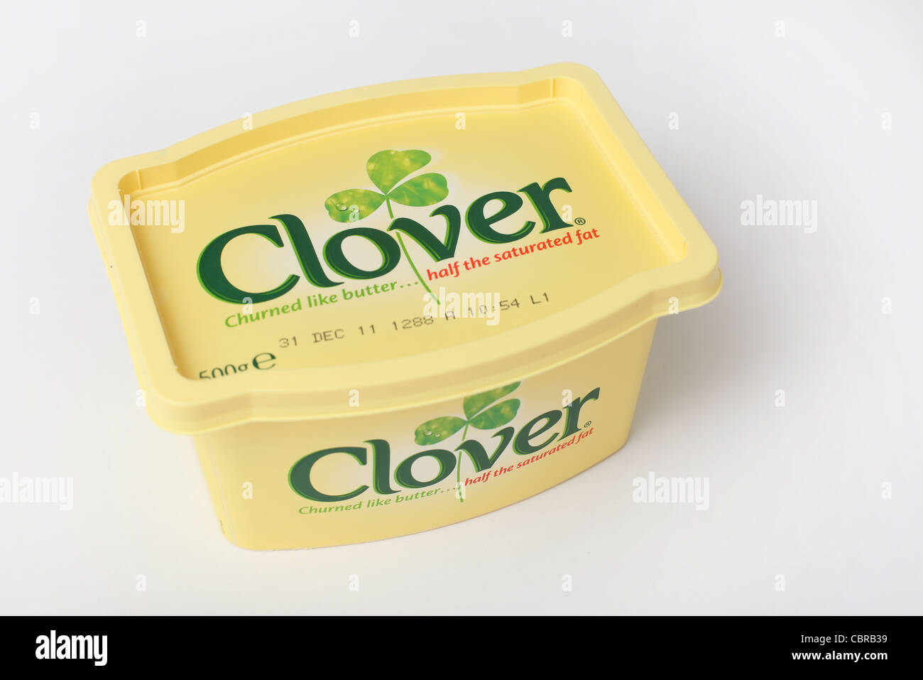 Clover low fat spreadable butter Stock Photo - Alamy