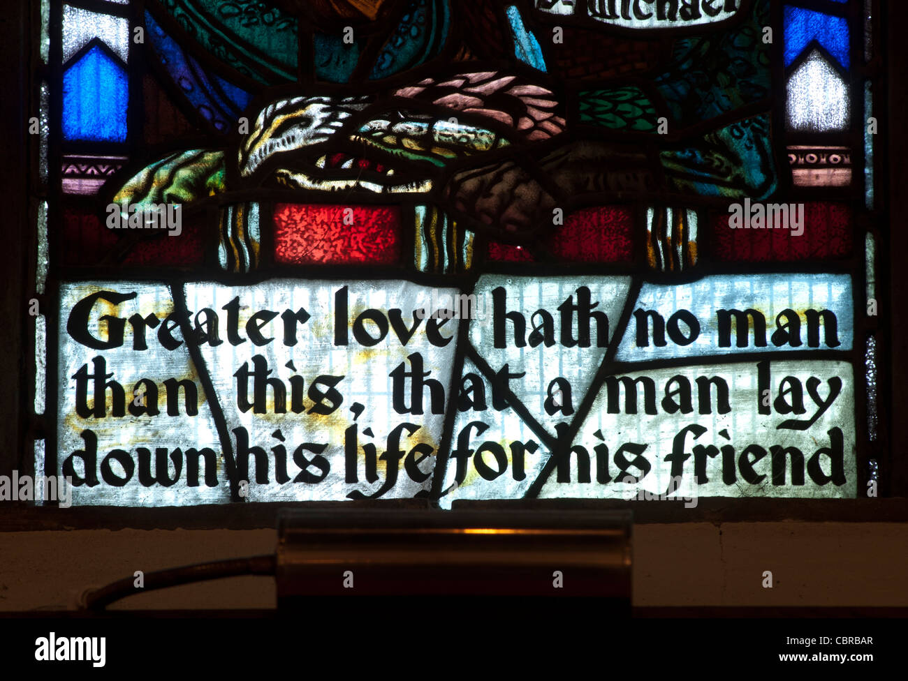 East Window detail, St. Paul`s Church, Stockingford, Nuneaton ...