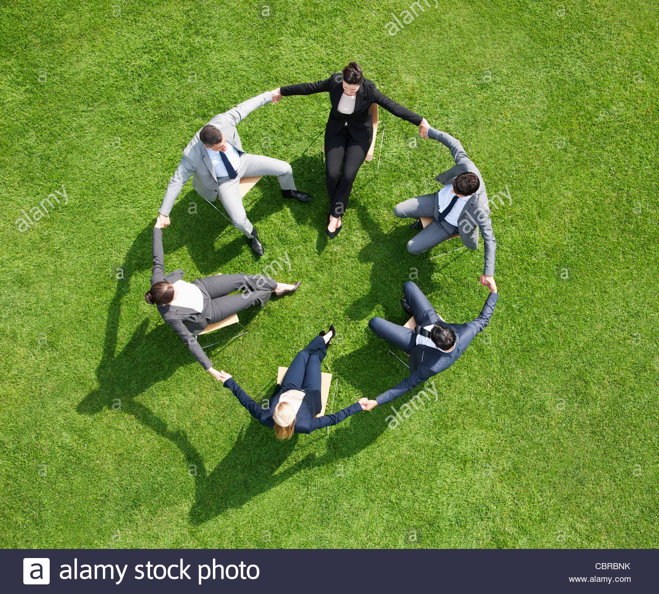 Directly Above Circle People Stock Photos & Directly Above Circle ...