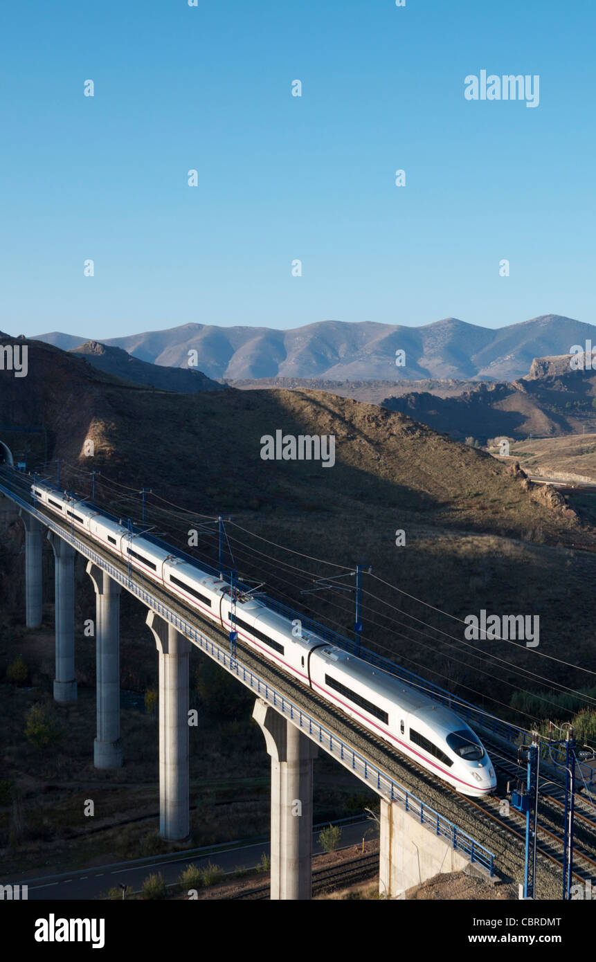 High speed train crossing hi-res stock photography and images - Alamy