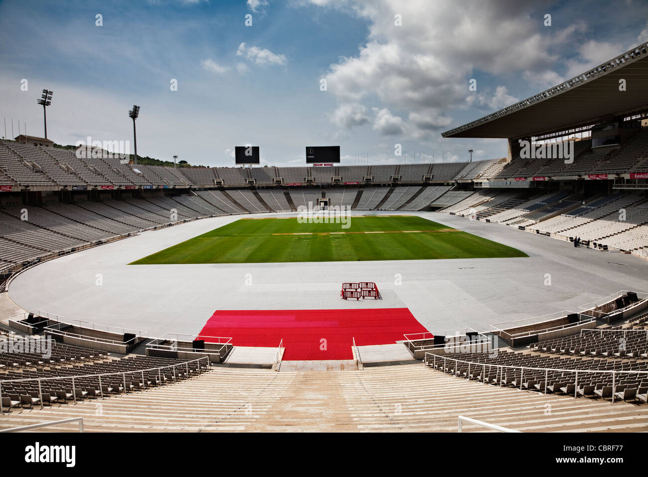 Olympic stadium barcelona hi-res stock photography and images - Alamy