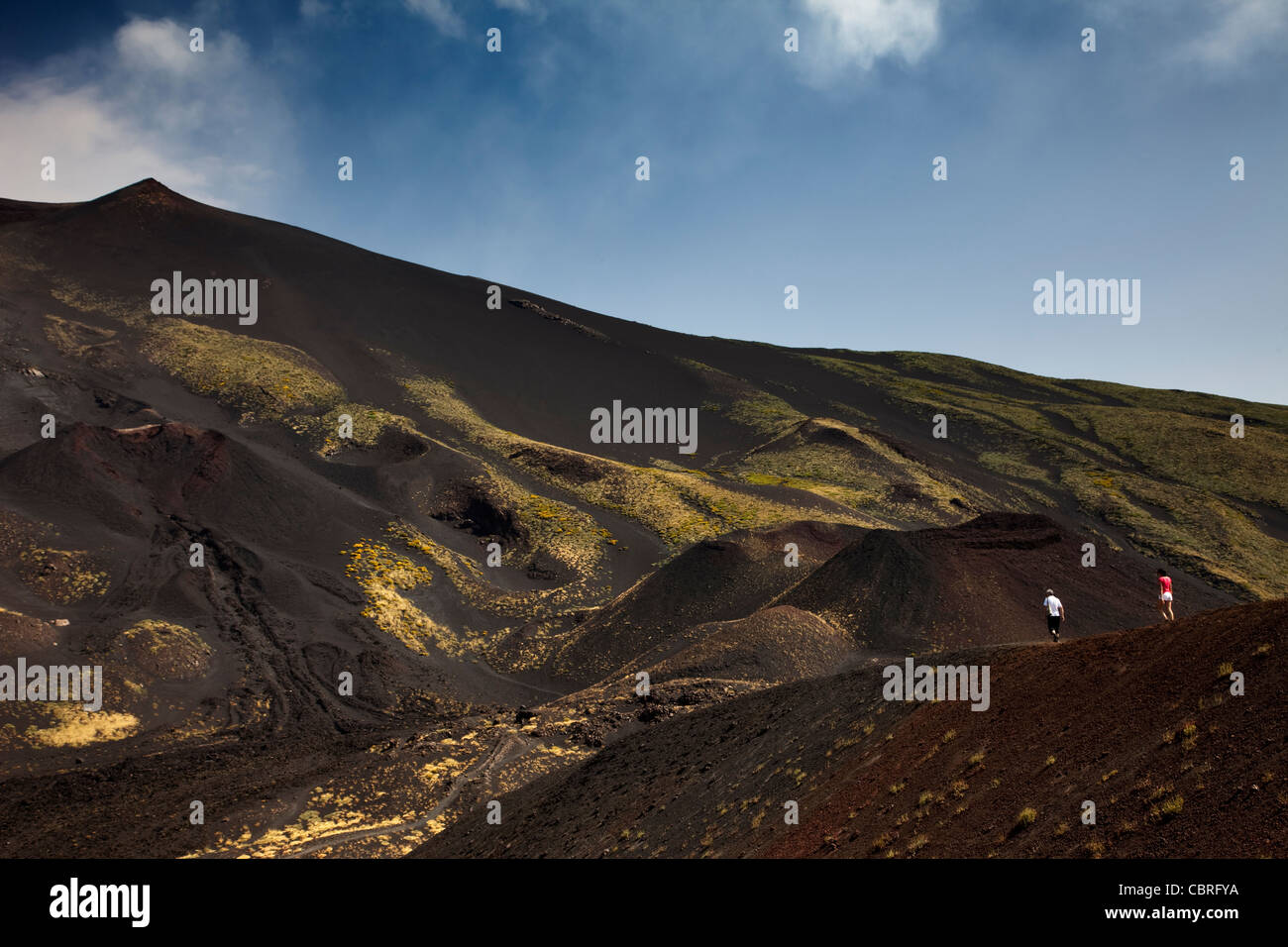 Beautiful road etna volcano hi-res stock photography and images - Alamy
