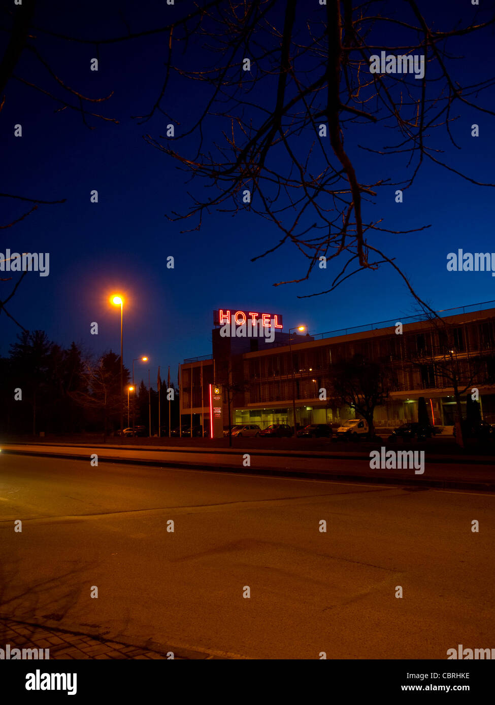 Lodge road sign hi-res stock photography and images - Alamy
