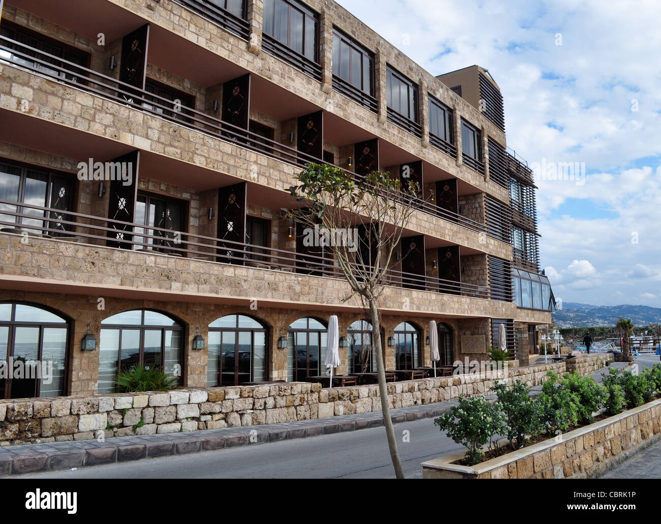 Byblos Sur Mer Hotel on the Mediterranean sea 35 km north of Beirut ...