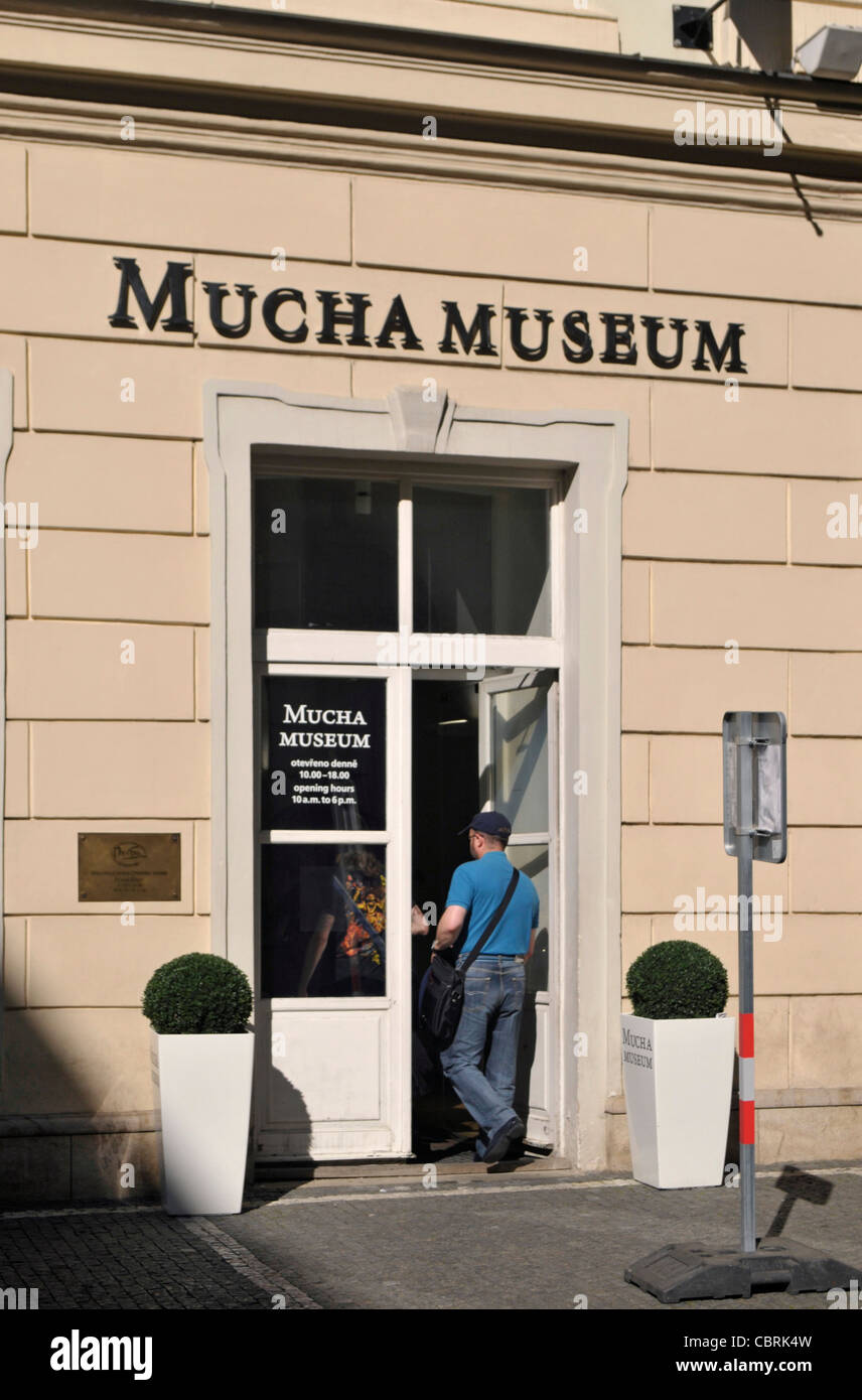Mucha Museum, Prague, Czech Rep Stock Photo - Alamy