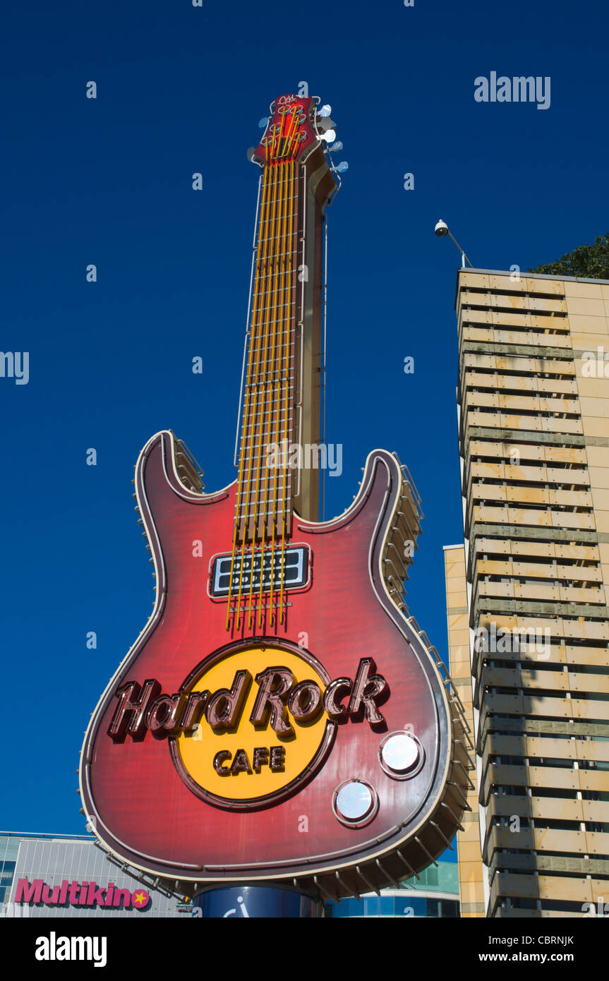 Hard rock cafe guitar europe hi-res stock photography and images - Alamy