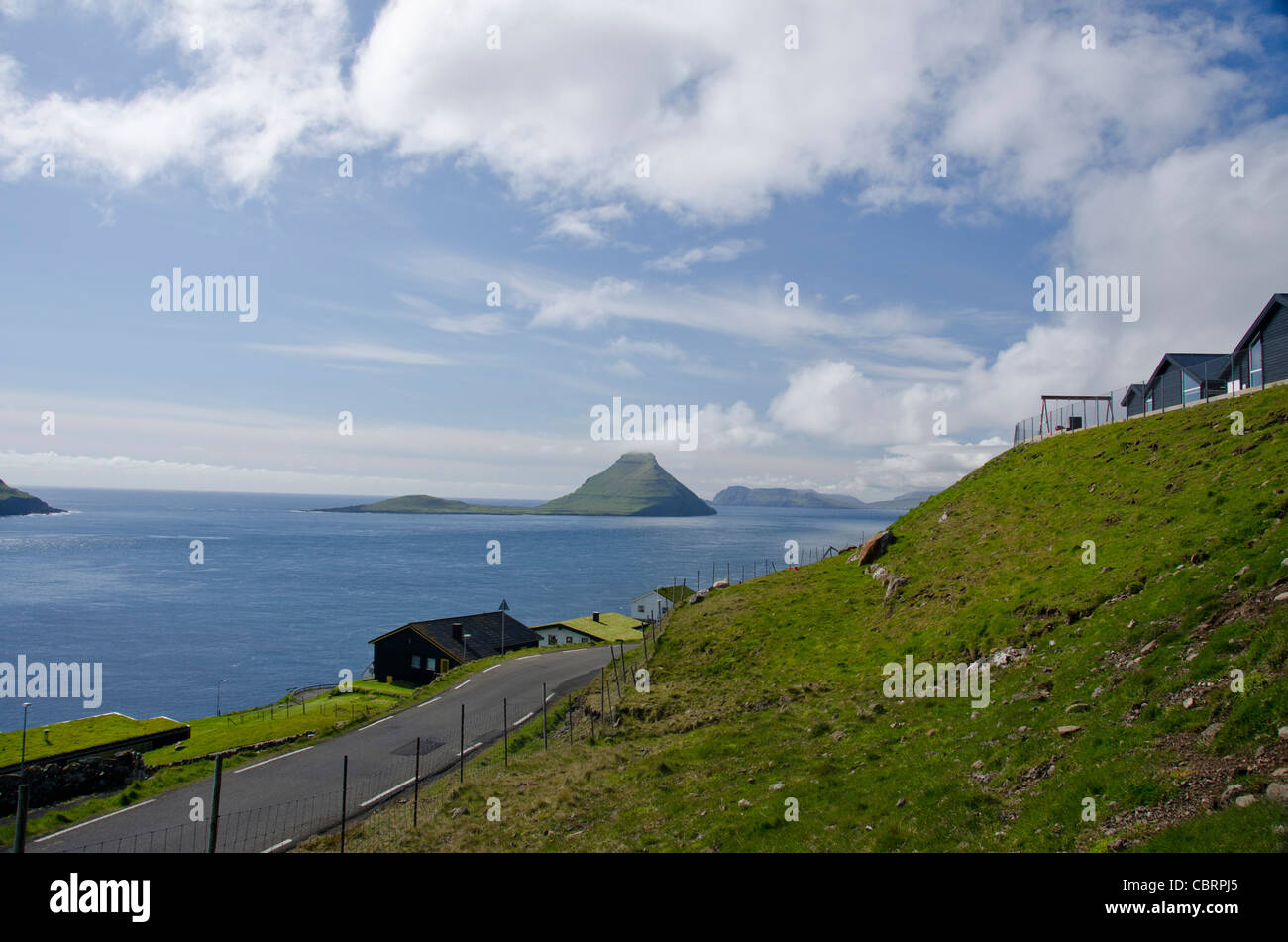 Kingdom of Denmark, Faroe Islands (aka Foroyar). View of Koltur Island ...