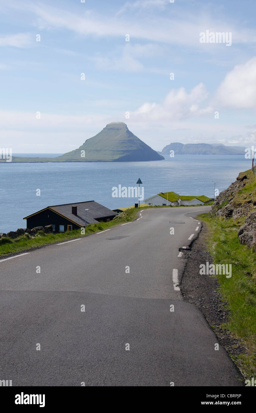 Kingdom of Denmark, Faroe Islands (aka Foroyar). View of Koltur Island ...