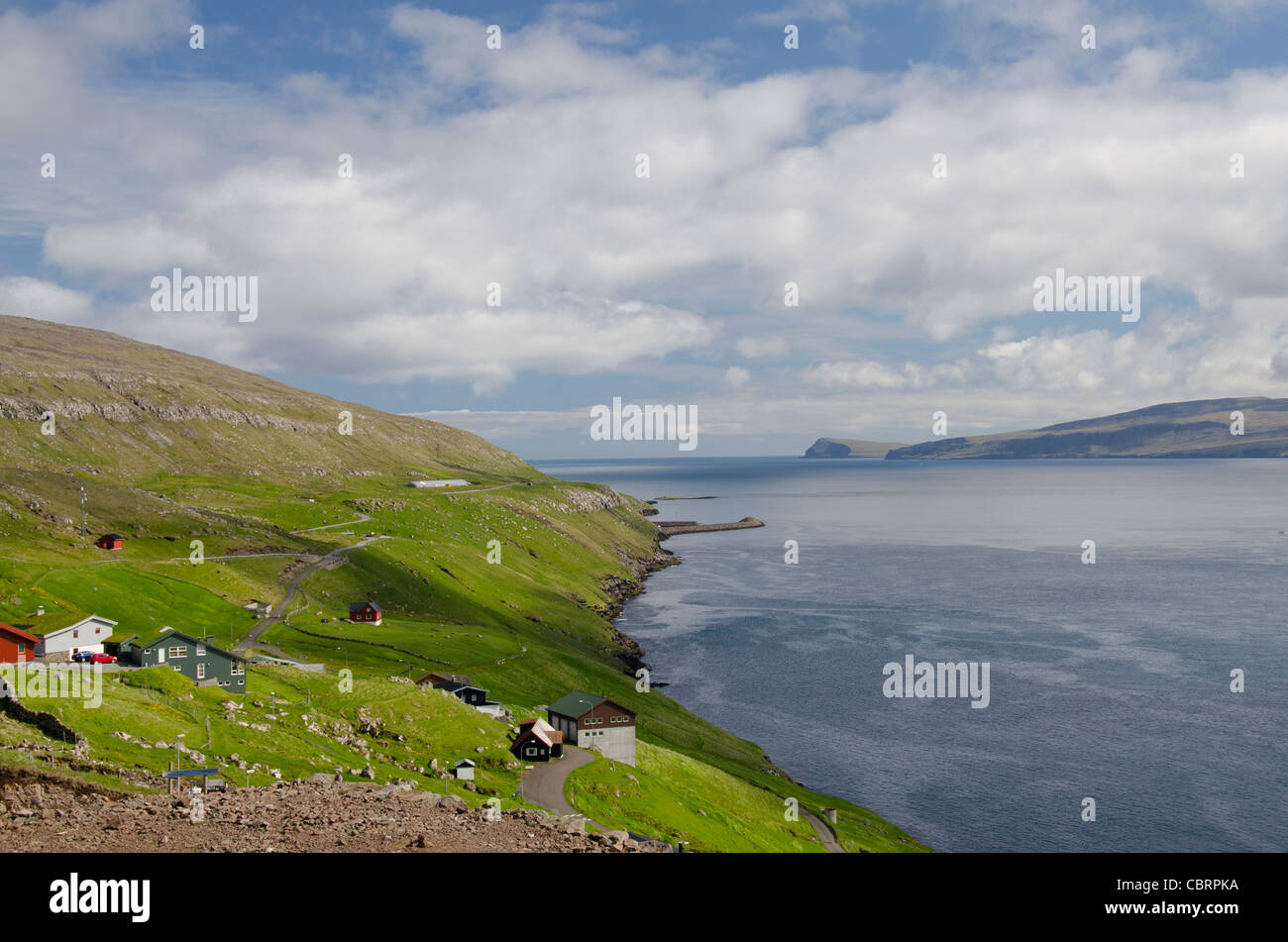 Kingdom of Denmark, Faroe Islands (aka Foroyar), Southern tip of the ...
