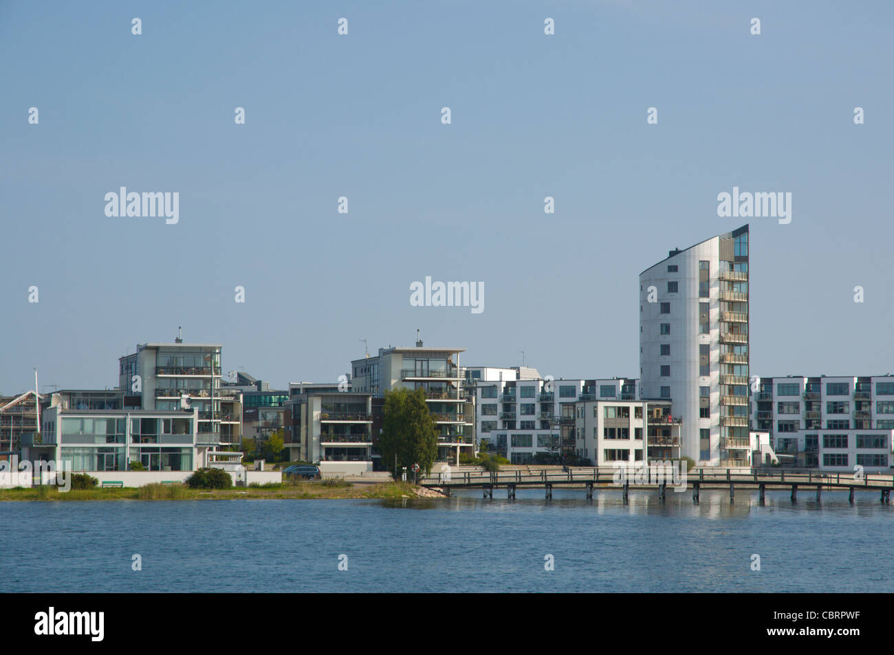 New residential buildings Ängö district Kalmar city Småland southern ...