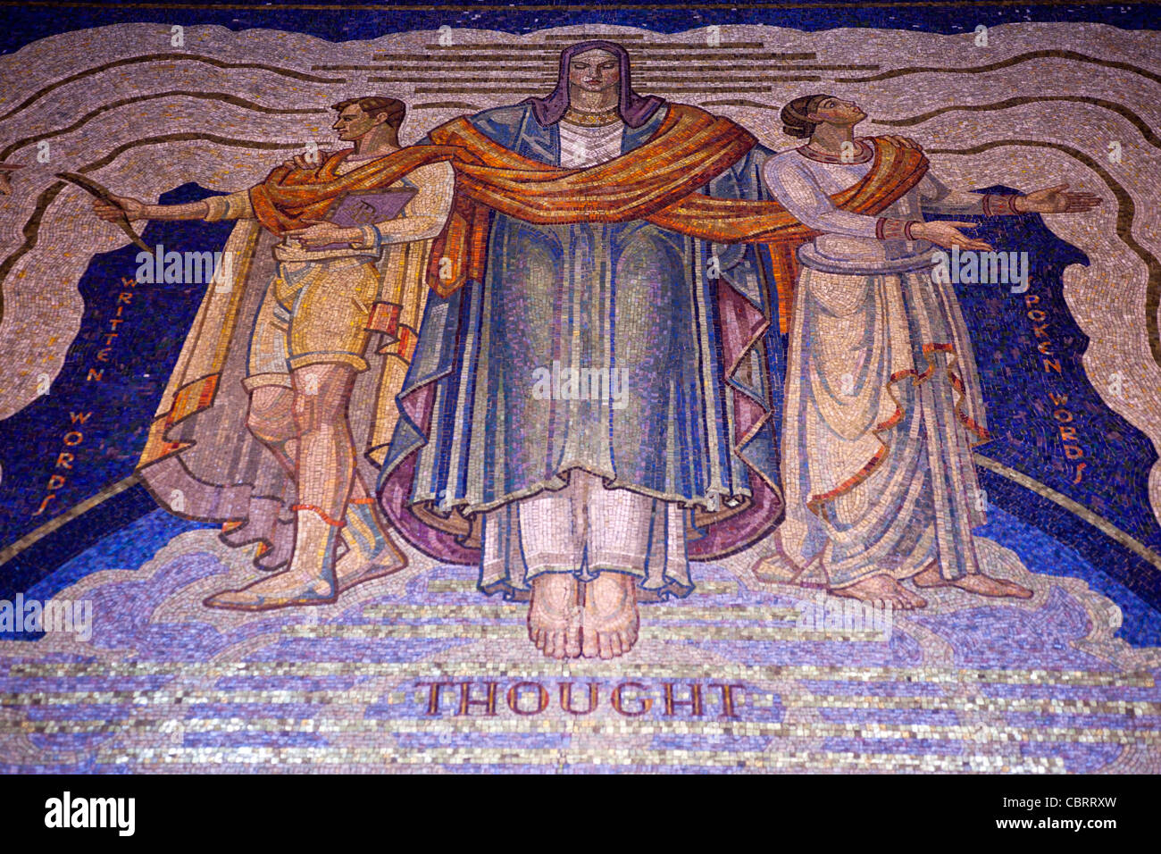 Rockefeller center mural hi-res stock photography and images - Alamy