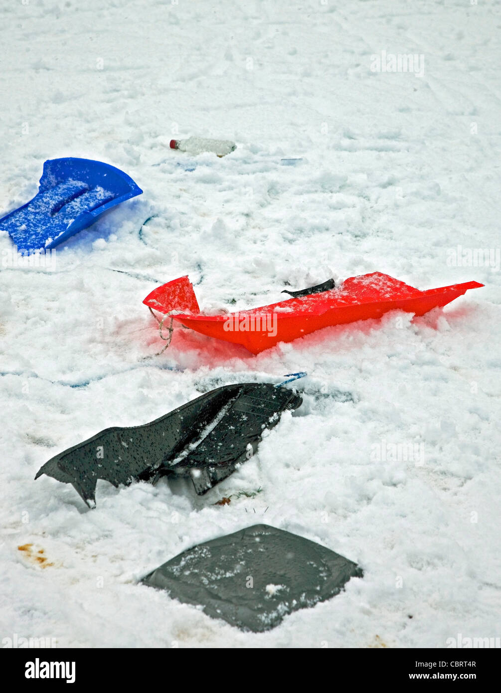 Plastic sledge hi-res stock photography and images - Alamy