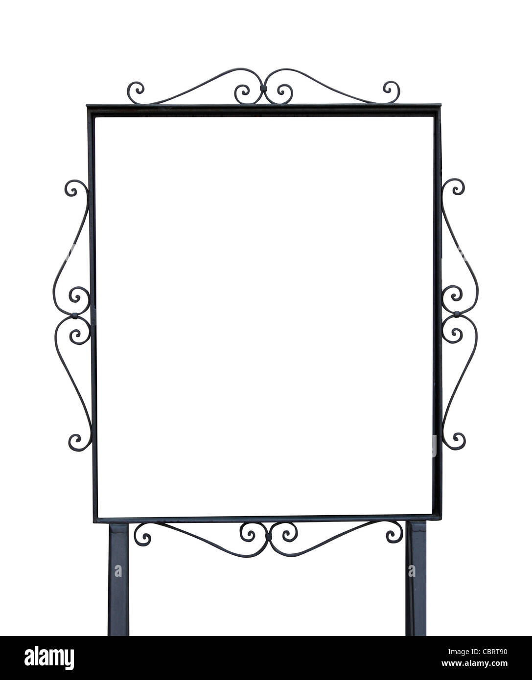 Old blank shop sign Cut Out Stock Images & Pictures - Alamy