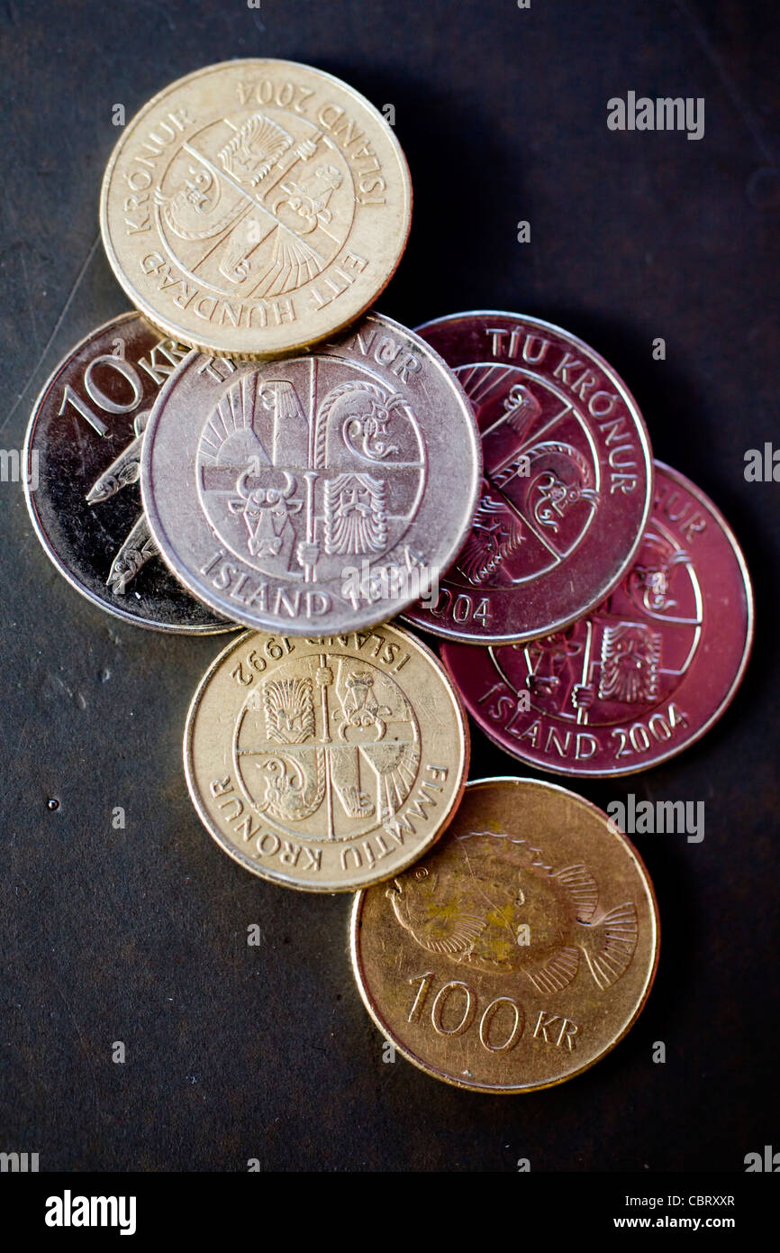 Icelandic currency hi-res stock photography and images - Alamy