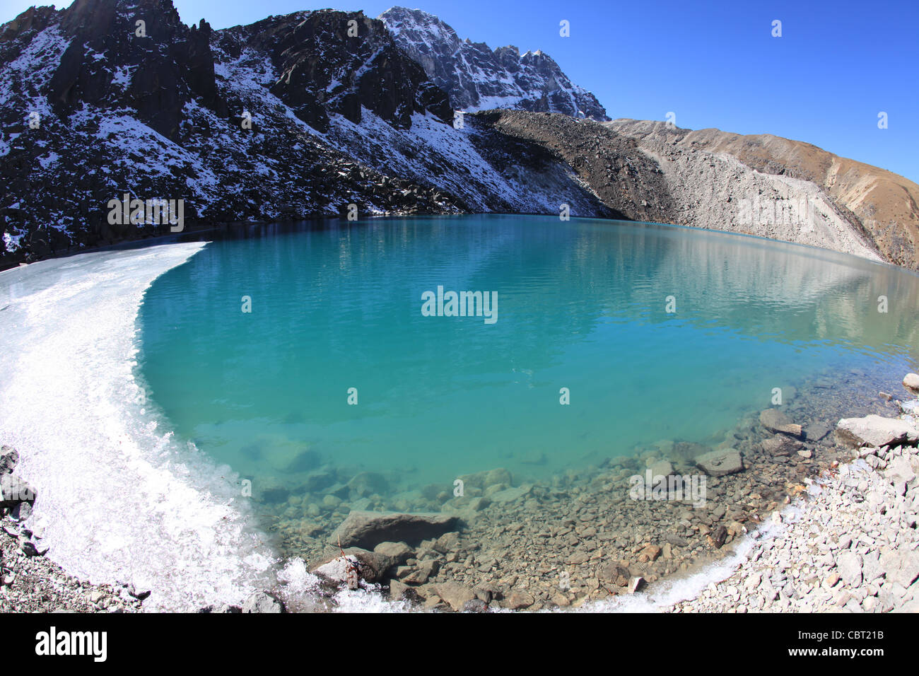 View of the Gokyo Valley Glacial Lake in the Himalayas Stock Photo - Alamy