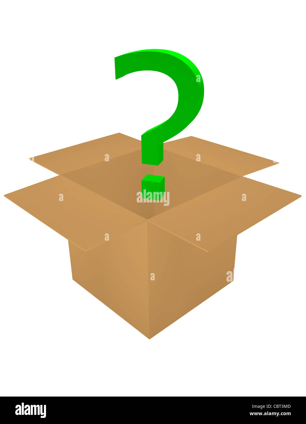 Question mark puzzle 3d rendering hi-res stock photography and images ...