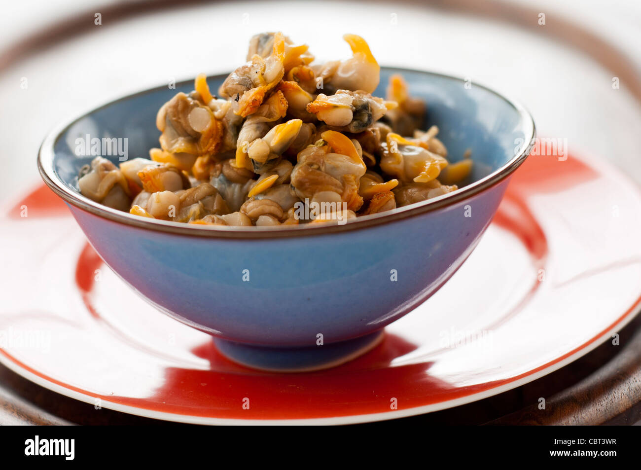 Fresh cockles simple steamed and served with salt and vinegar Stock ...