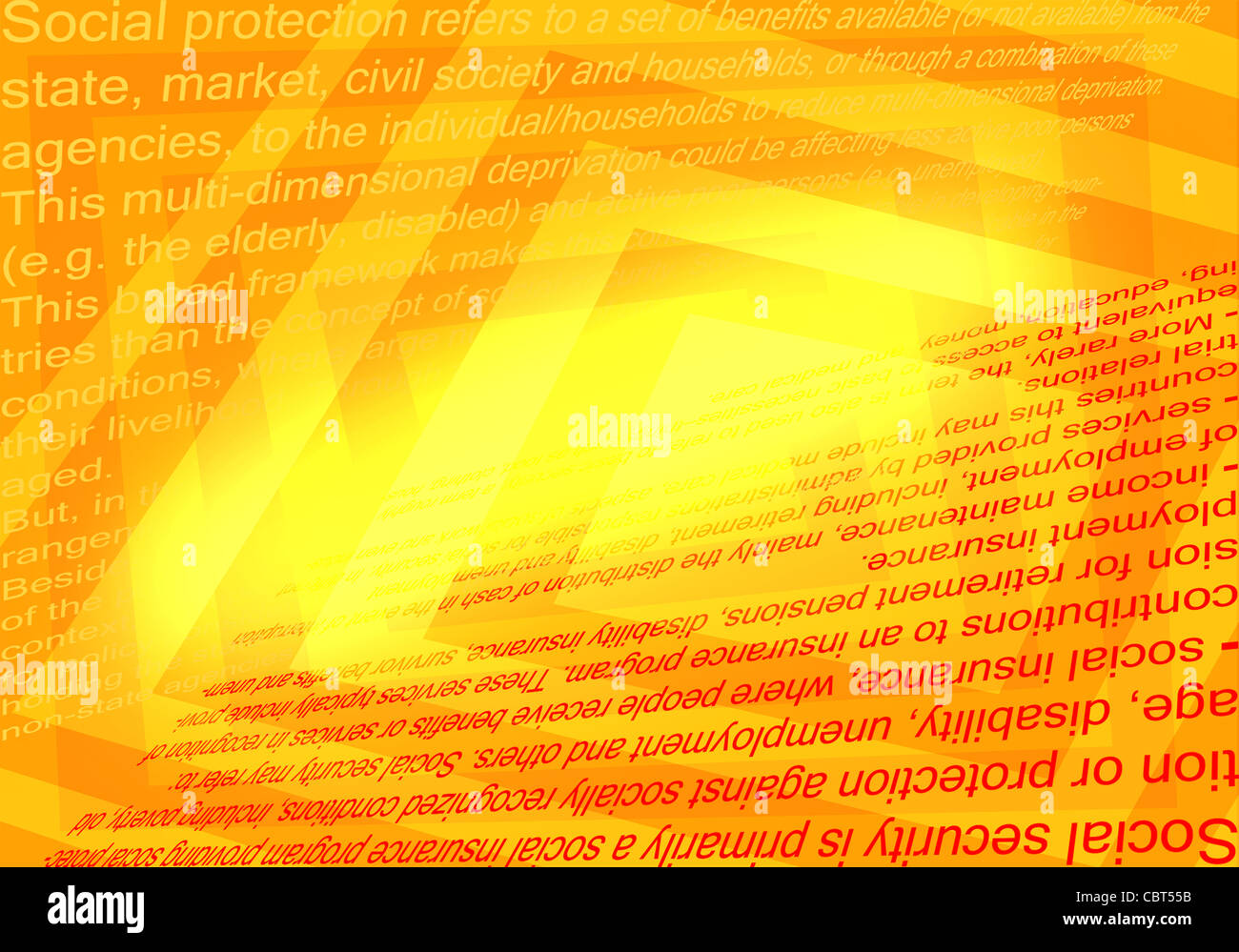 Social security background with texts about Social security Stock Photo ...