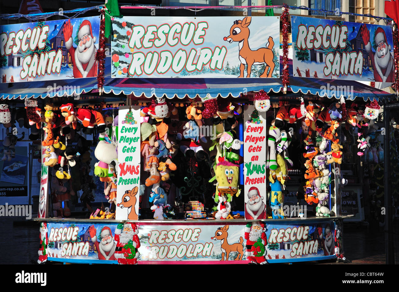 Game stall at Frankfurt Christmas Market, Centenary Square, Birmingham ...