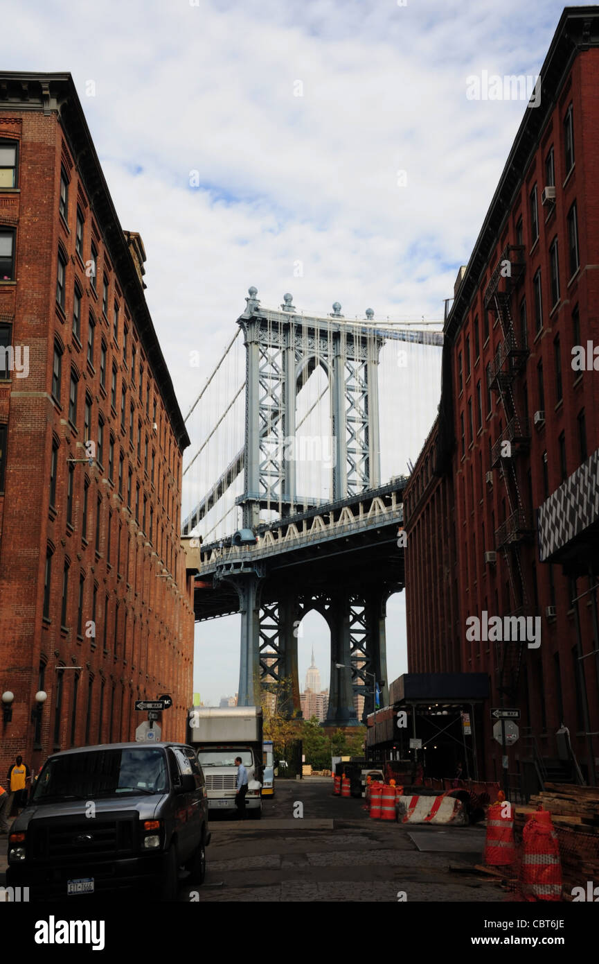 Buildings tall red brick blocks warehouses factories rising roadsides ...