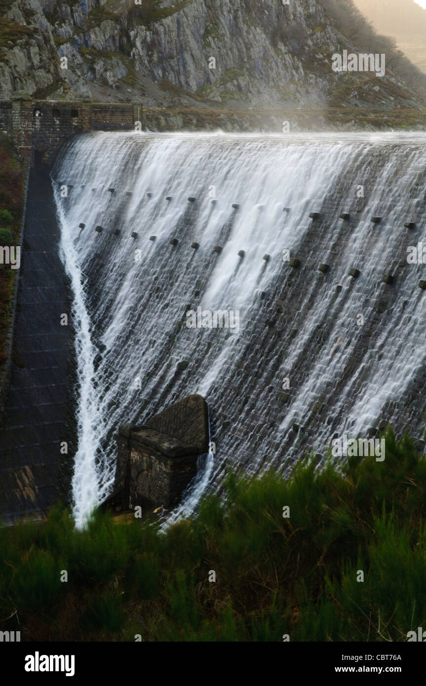 Caban Coch Dam Stock Photo - Alamy