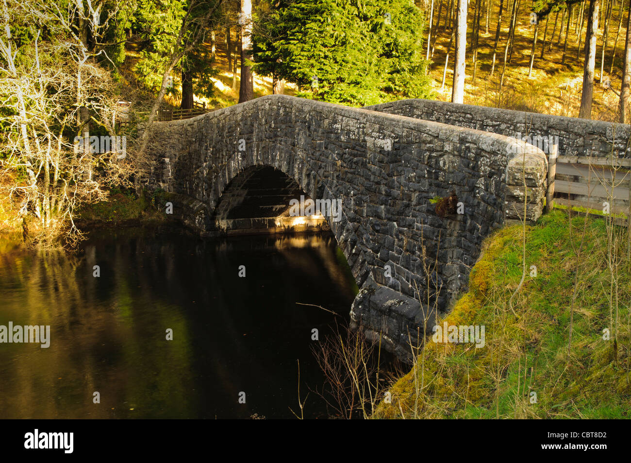 Bridge below Pen Y Garreg Stock Photo - Alamy