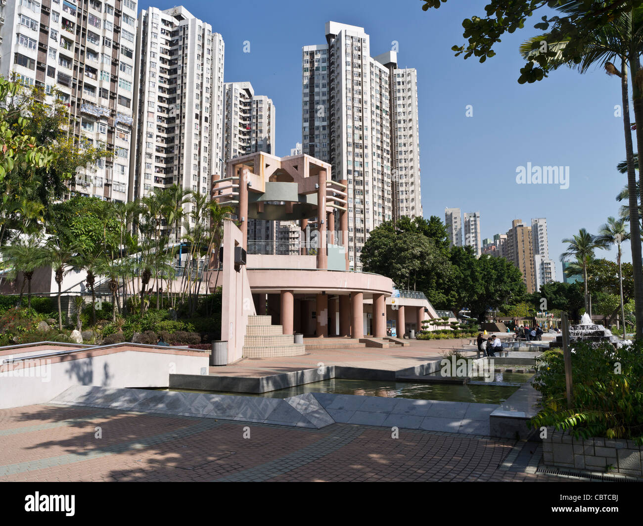 dh Aberdeen Promenade ABERDEEN HONG KONG Promenade and high rise ...