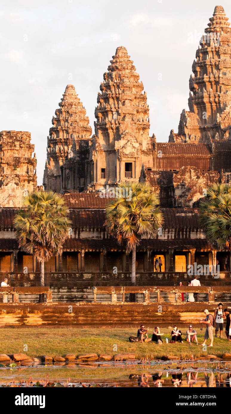 Angkor Wat sunset, Cambodia Stock Photo - Alamy