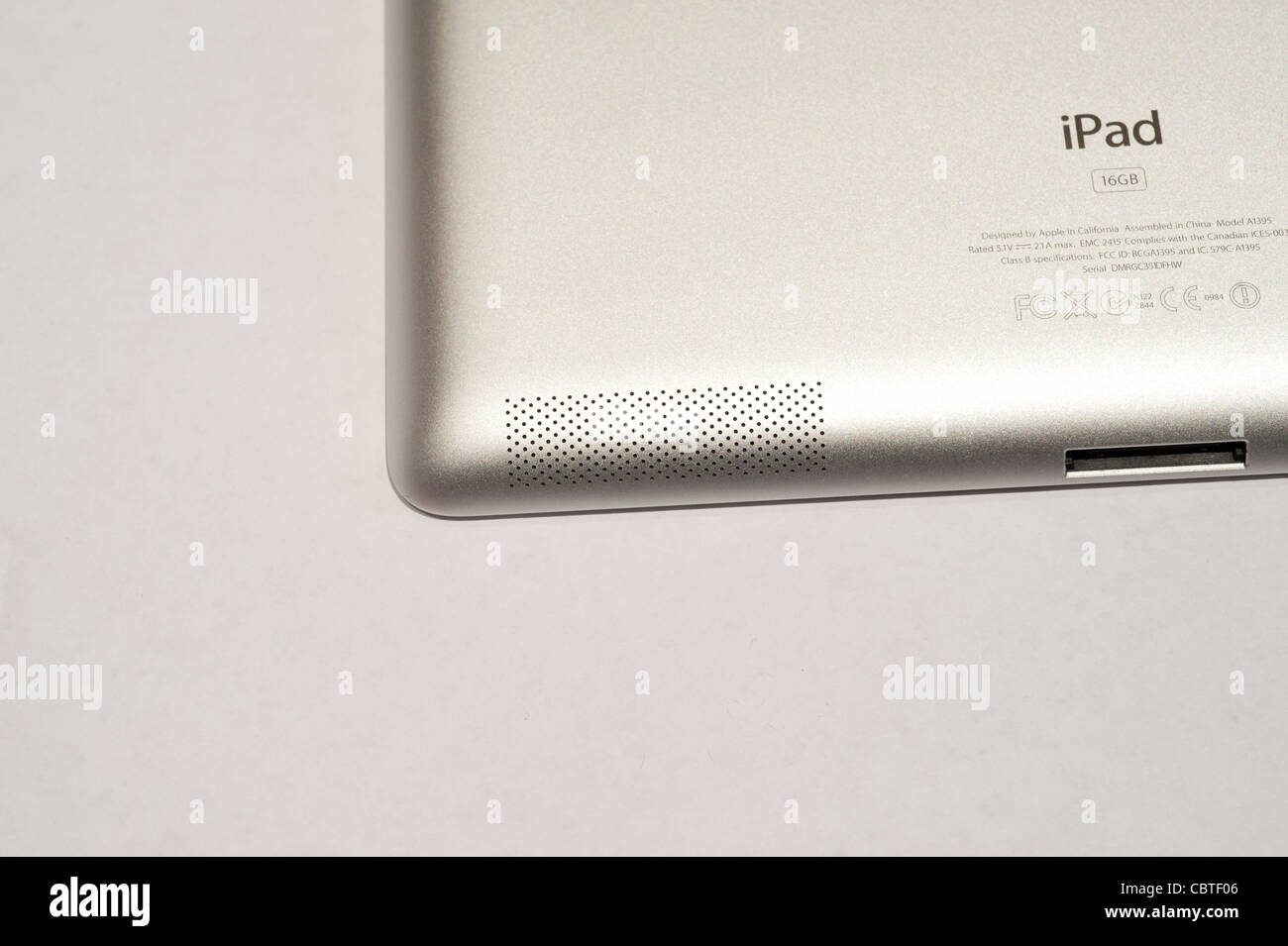The iPad 2 speaker Stock Photo - Alamy