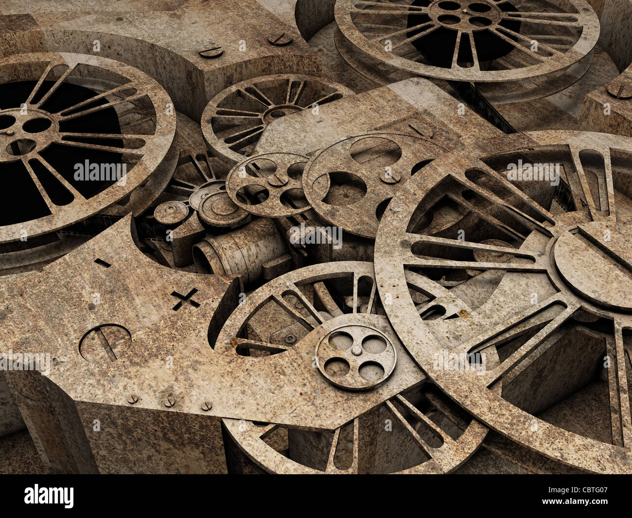 the machine of cinema Stock Photo - Alamy
