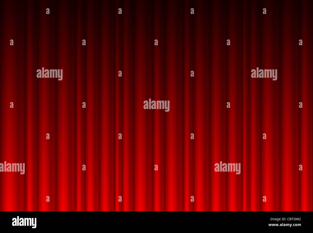 Realistic red curtain. Illustration for design Stock Photo - Alamy