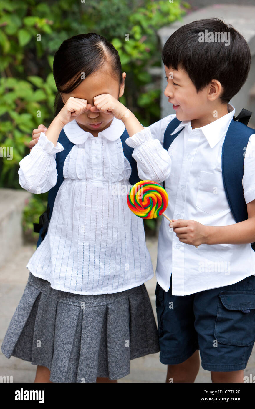 Consoling a friend Stock Photo - Alamy